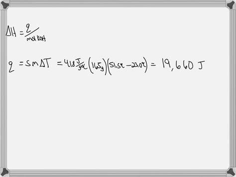 Solved The Dissolution Of Koh Is An Exothermic Process By What Amount Will The Temperature