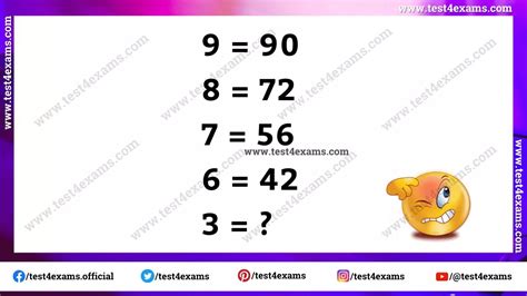 Only Genius Solve Tricky Math Puzzle Brain Teaser Math Test 4 Exams