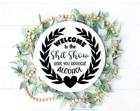 Welcome To The Shit Show Svg Bundle 5 Designs Funny Welcome Sign Svg