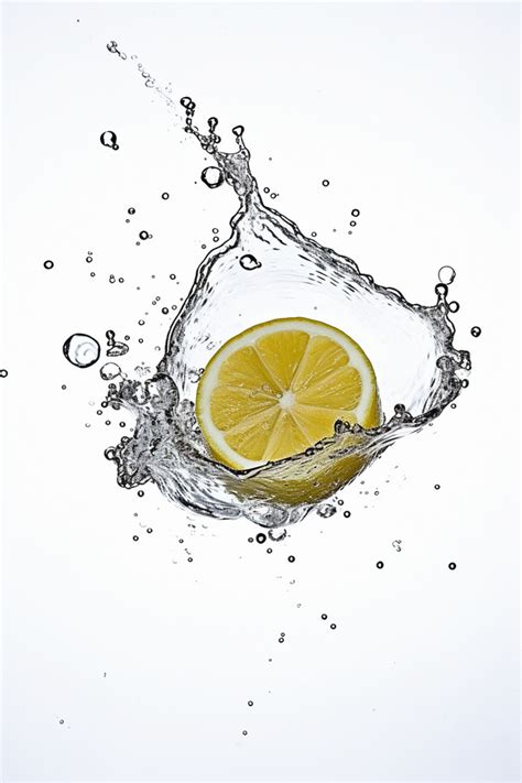 레몬이 물에 떨어졌다 배경 배경 화면 및 일러스트 무료 다운로드 Pngtree