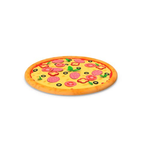 Cartoon Pepperoni Pizza Whole Png Images And Psds For Download