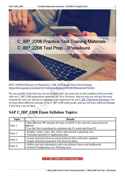 PPT C IBP 2208 Practice Test Training Materials C IBP 2208 Test