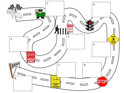 Blank Road Map Template 1 Professional Templates