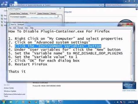How To Disable Plugin Container Exe For Firefox YouTube