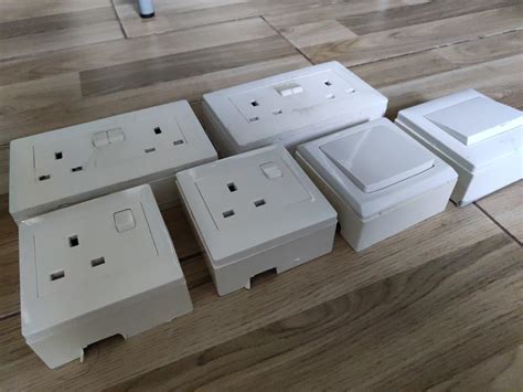 PowerPoint Sockets And Lighting Switch TV Home Appliances Electrical Adaptors Sockets On