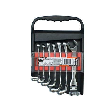 Yato 7pcs Flexible Flare Nut Wrench Set 8 17mm Evic Group