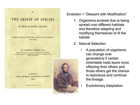 Evolutionary Theory Ppt