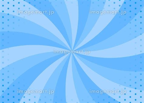 曲線のスターバーストとドットの背景、サンバースト、光線、集中線の背景素材 246646689 イメージマート