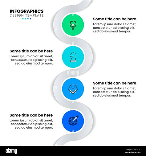 Modèle Dinfographie Avec Icônes Et 4 Options Ou étapes Ligne
