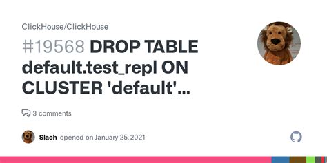 Drop Table Defaulttestrepl On Cluster Default Sync Failed For