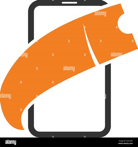 Ticket Design Concept Logo Icon Illustration Brand Identity Stock