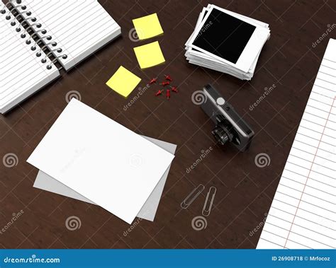 Desktop Composition Stock Illustration Illustration Of Electrical
