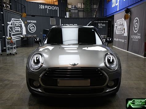 수원랩핑 미니클럽맨 사틴블랙 루프스킨 시공 네이버 블로그