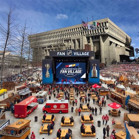 Hockey Takes Over City Hall Plaza Free 4 Nations Face Off Fan Fest