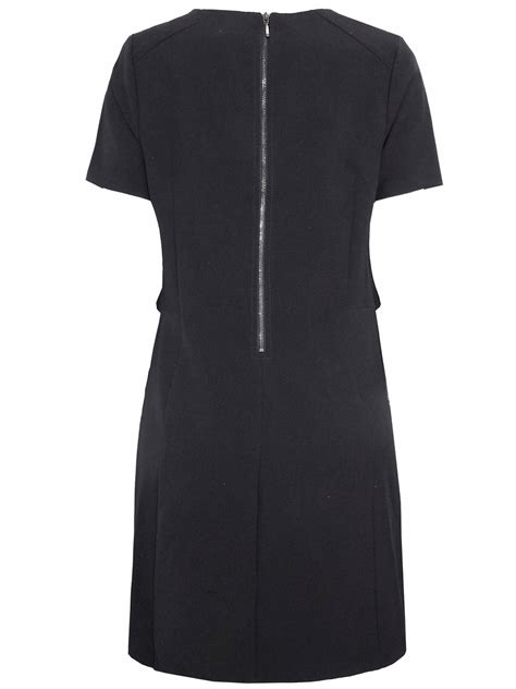 N3xt Black Twin Pocket Shift Dress Size 16 To 20