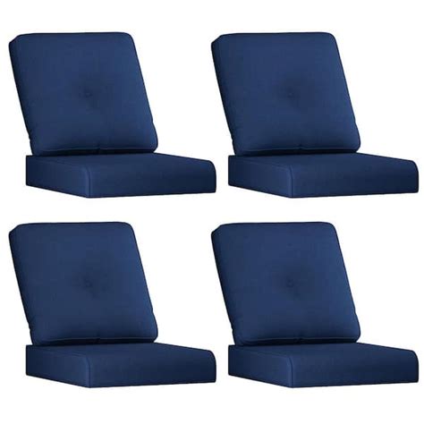 Joyside 22 In X 24 In 4 Piece Thick Outdoor Patio Replacement Cushion
