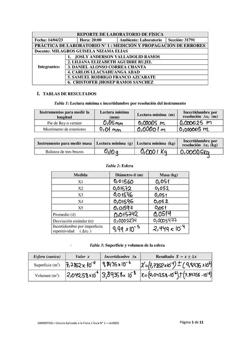GUÍA N 1 Medición Y Propagación DE Errores Presencial 100000T02L