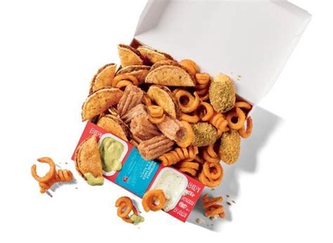 Low Cost Qsr Snack Boxes Jacks Fan Favs Box