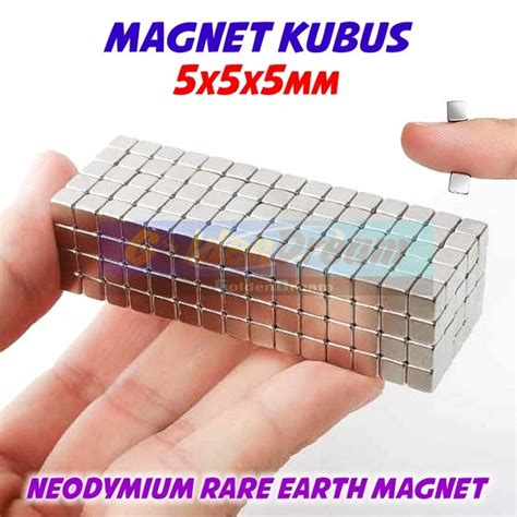 Jual Magnet Kubus X X Mm Cube Mm Kotak Persegi X X Neodymium Block Shopee Indonesia