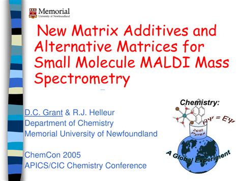 Pdf New Matrix Additives And Alternative Matrices For Small Molecule Maldi Mass Spectrometry