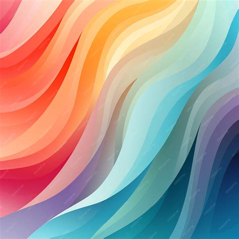 Premium Photo Cascading Colors In Mesmerizing Gradient Pattern