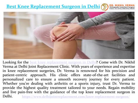 Ppt Best Knee Replacement Surgeon In Delhi Powerpoint Presentation