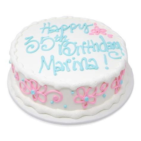 Photo Of A White Aqua Pink Birthday Cake Scaled Pattys Cakes And