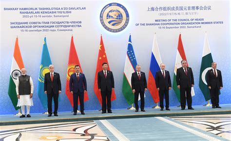 Narendra Modi On Twitter With Sco Leaders At The Summit In Samarkand
