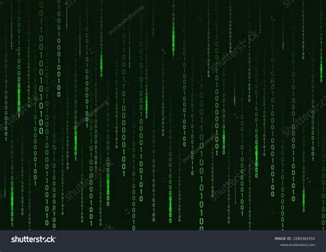 Binary Matrix Big Data Process Background Stock Vector Royalty Free Shutterstock