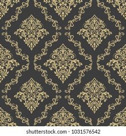 Damask Seamless Pattern Design Vector Illustration Stock Vector Royalty Free 1031576542