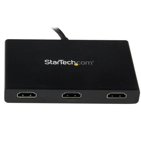 Startech Mstmdp123hd Mini Displayport To Hdmi Monitor Splitter 3 Port