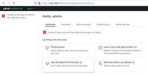 Solved Splunkui App List Error V9101 Sva S1 Lab Splunk