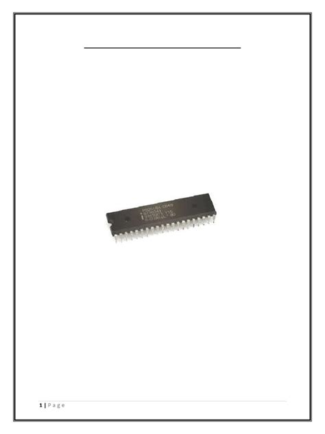 Architecture Of 8051 Microcontroller Pdf Central Processing Unit