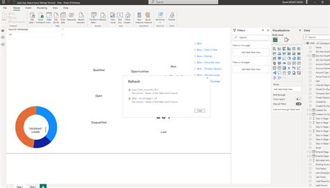 Refreshing Data From Connected Dynamic Worksheet Microsoft Fabric