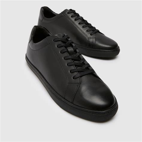 Mens Black Schuh Wayne Casual Trainers Schuh