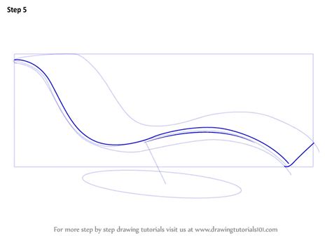 How To Draw A Lounge Chair Furniture Step By Step