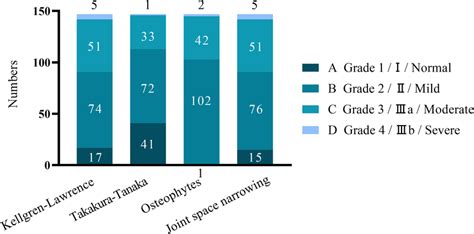 The Proportion Of Patients In The Modified Kellgrenlawrence Grade And Download Scientific