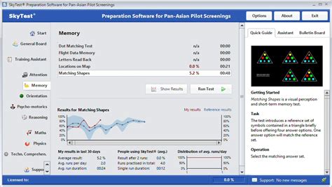 Skytest® Preparation Software For Pan Asian Pilot Screenings