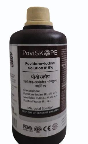 500ml IP 5 Povidone Iodine Solution Liquid At 80 Bottle In Ambala ID 2853959700755