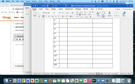 Solved Word File Edit View Insert Format Tools Table Window Chegg Com