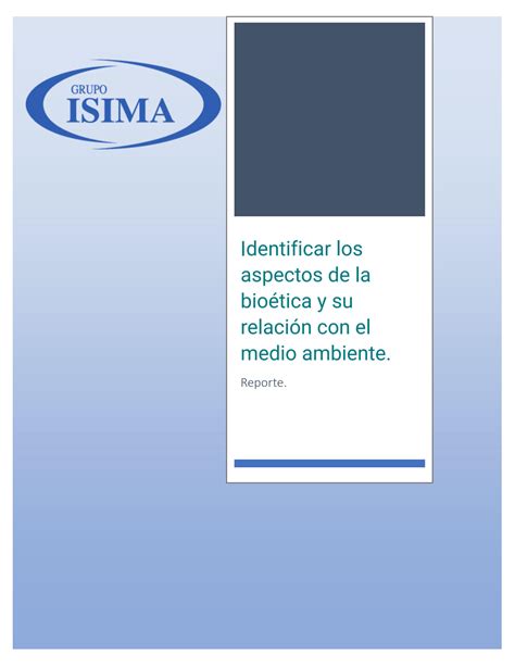 SOLUTION Identificar Los Aspectos De La Bio Tica Y Su Relaci N Con El