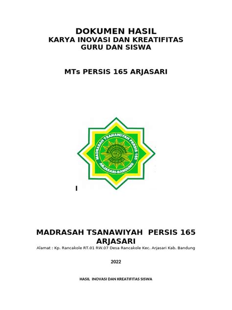 Laporan Kegiatan Pelaksanaan Program Kreatif Dan Inovatif Berupa Video