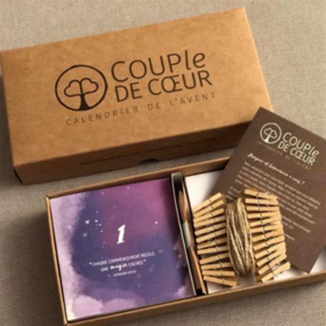 Calendrier De Lavent Couple De Coeur Calendriers De Lavent