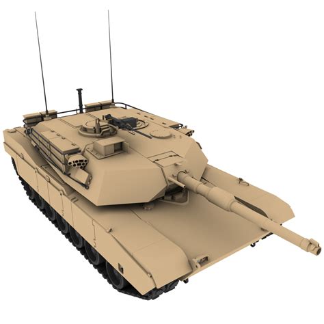 M1 Abrams 3d Model 35 Max Obj Free3d