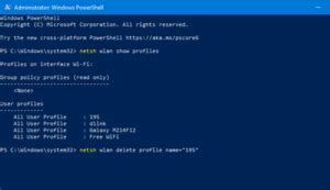 How To Delete WiFi Network Profile From Windows
