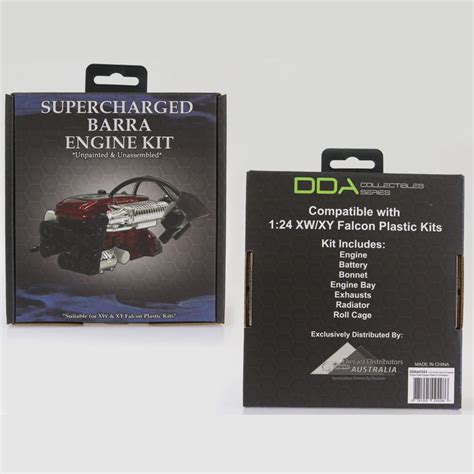 Super Charged Xw Xy Barra 6 Cyclinder Engine 1 24 Scale Plastic Model Ja Jas Collectables