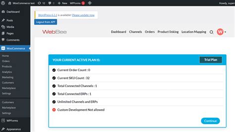To Get The Onboarding Done For The Webbee Integrator Linking