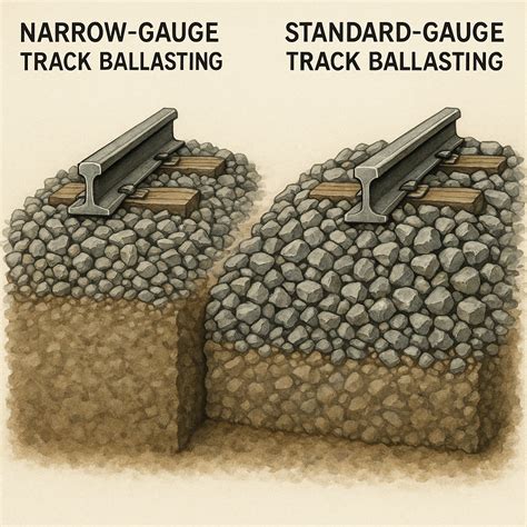 Ballasting Narrow Vs Standard Gauge Model Railroad Ballast