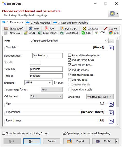 Universal Database Tool Database Tour
