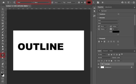 Create Text With Multiple Outlines In Adobe Photoshop